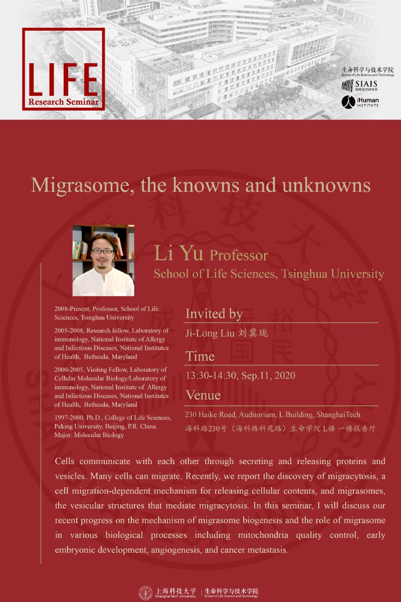 Migrasome, the knowns and unknowns